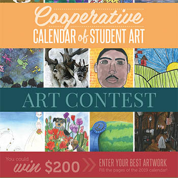 Cooperative Calendar of Student Art Contest - Indiana Connection