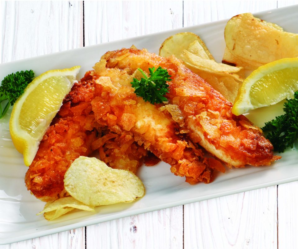 1 lb. fresh or frozen fish fillets