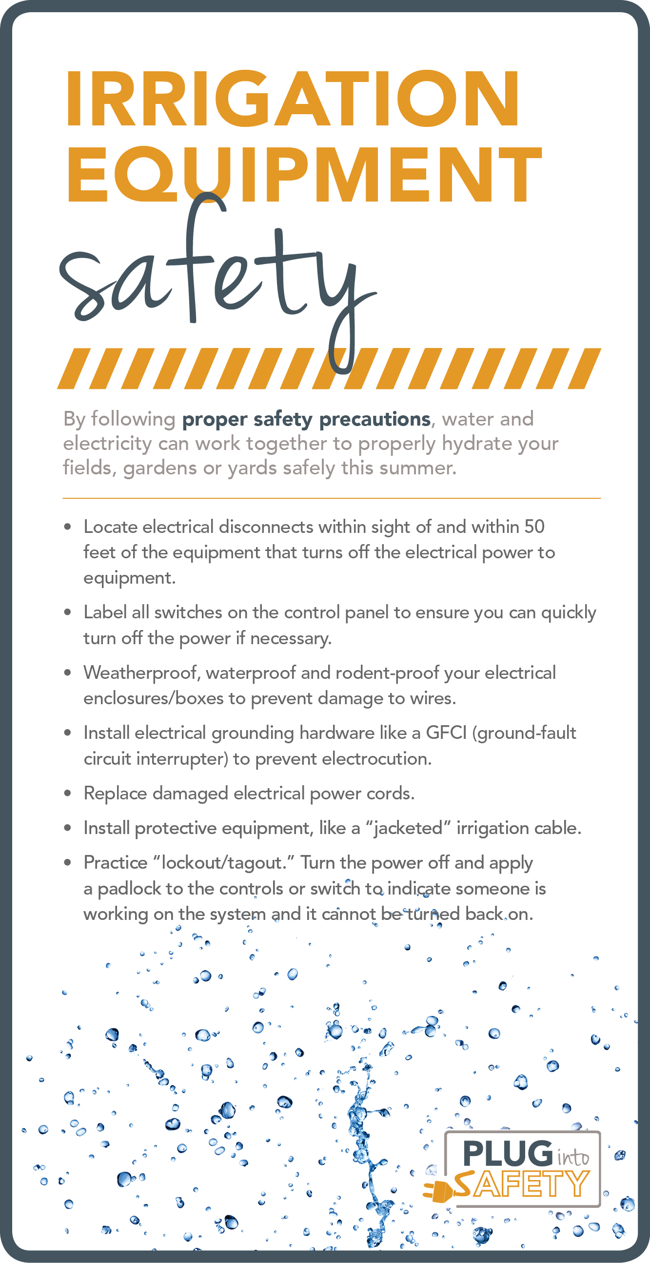 Practice irrigation safety - Indiana Connection