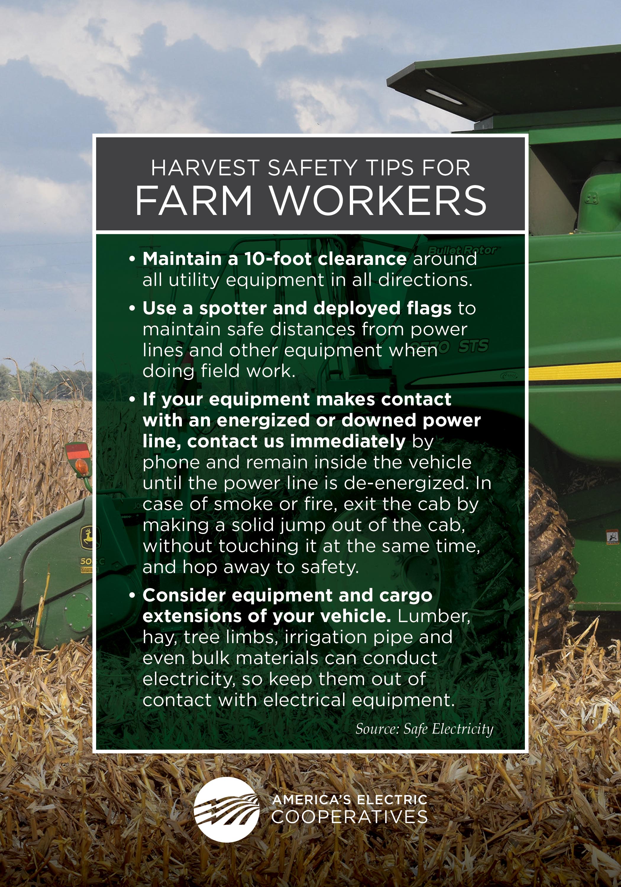 Harvest safety tips - Indiana Connection