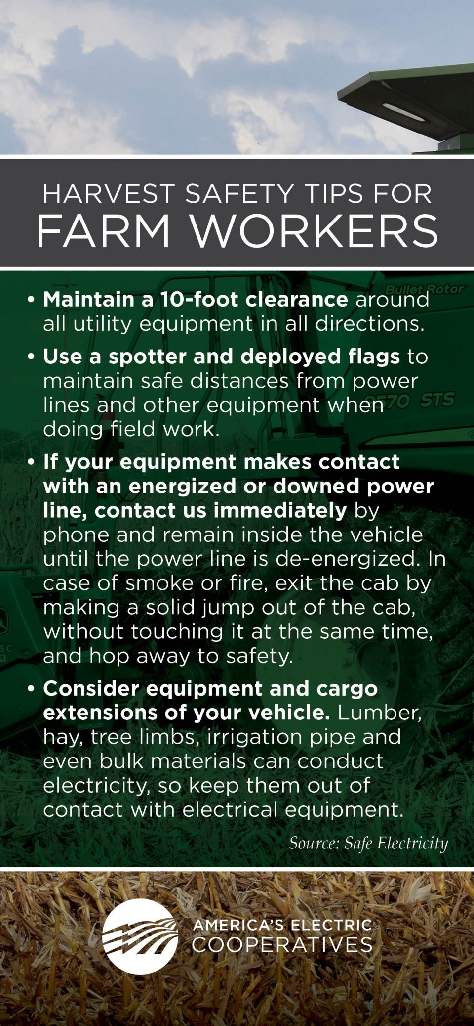 Harvest Safety Tips - Indiana Connection