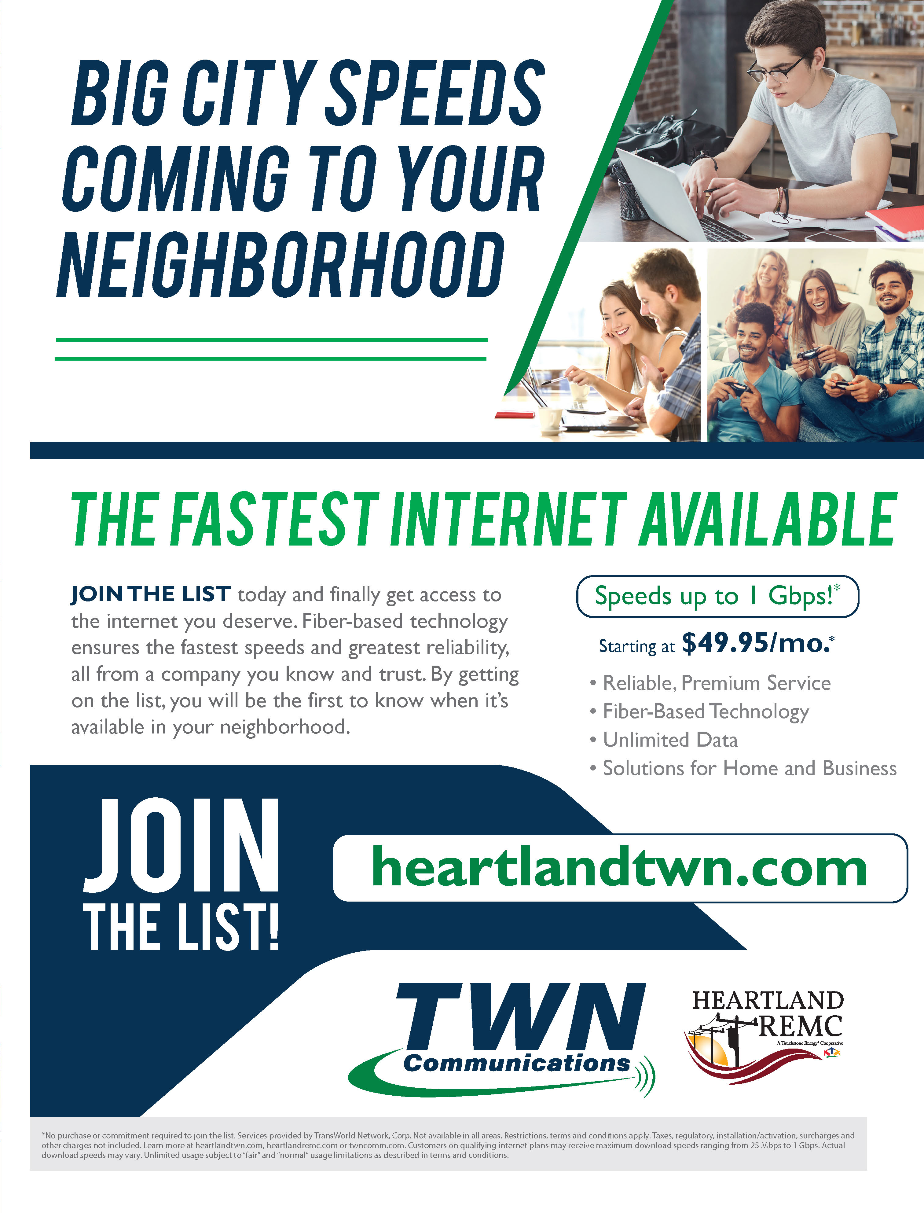 Sign up for TWN internet service - Indiana Connection