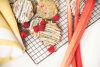 Rhubarb Raspberry Cookies