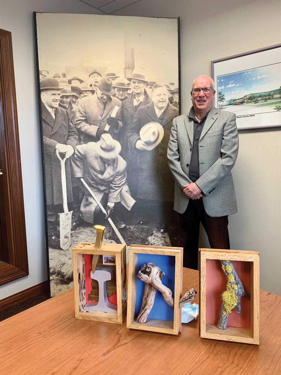 Indiana artist highlights Boone REMC's anniversary history - Indiana ...