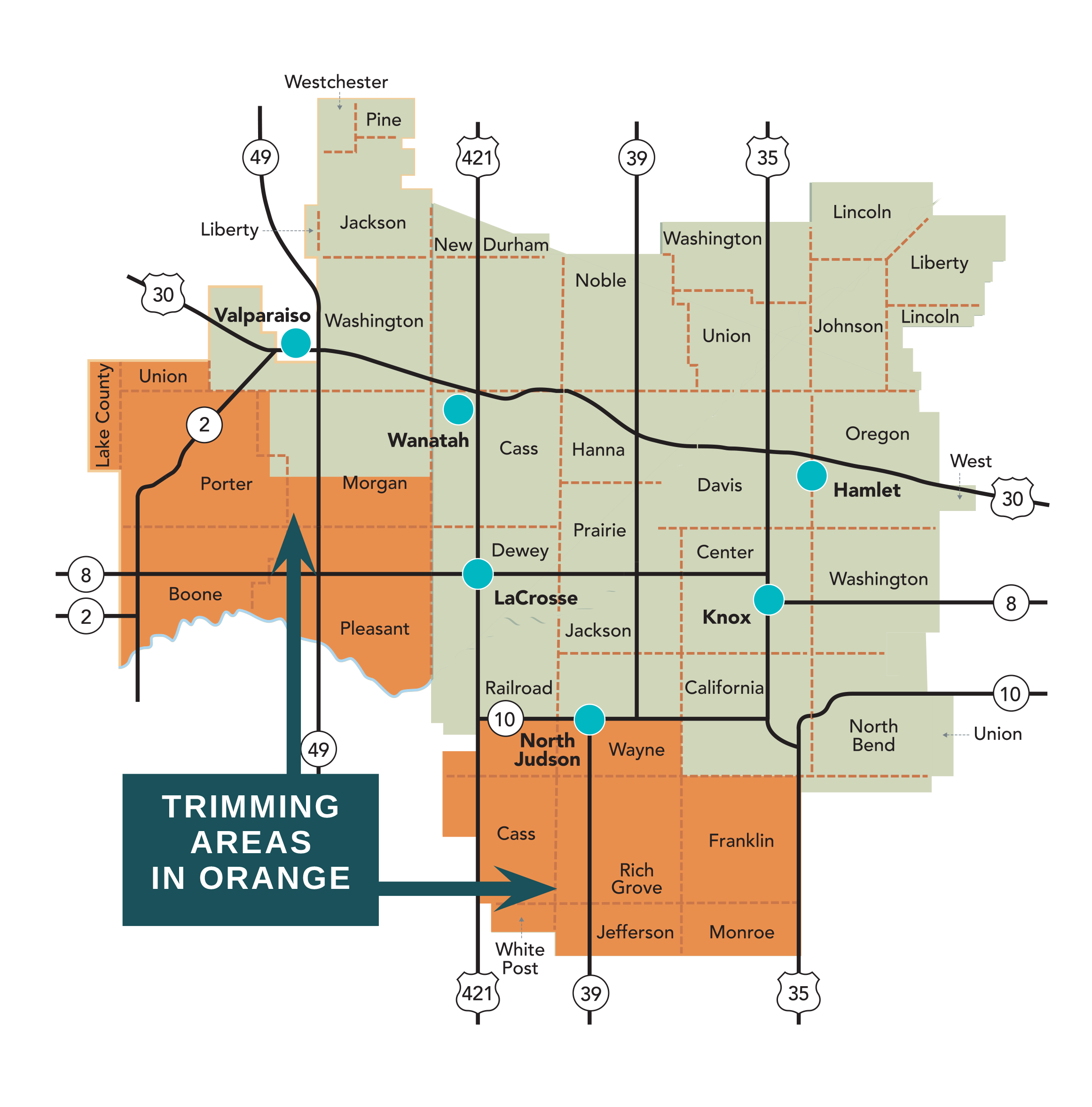 TREE-TRIMMING-MAP - Indiana Connection