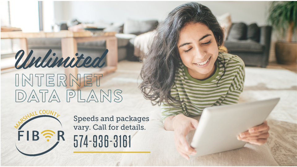 Get unlimited internet data plans with Marshall County Fiber - Indiana ...