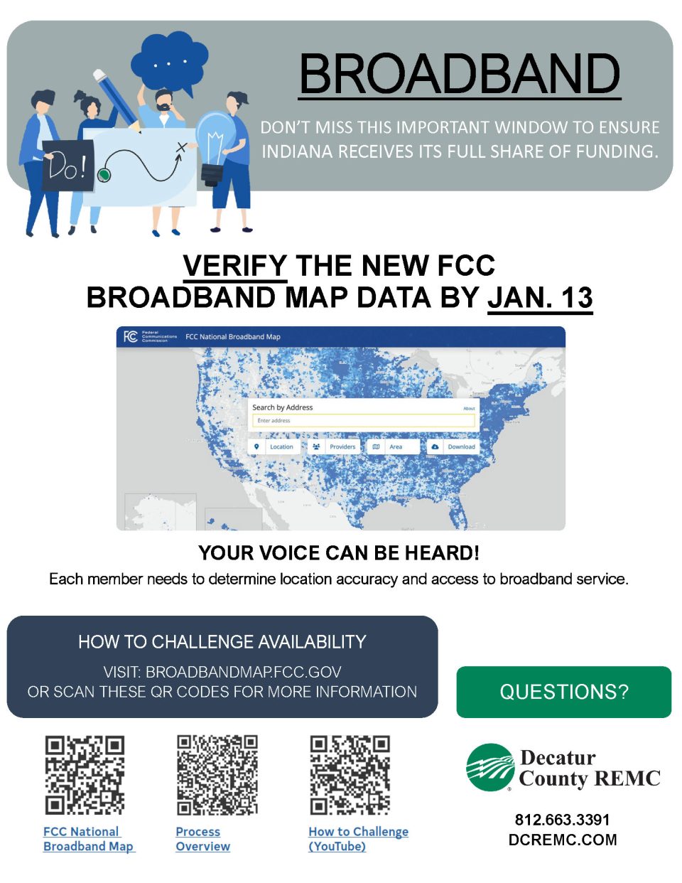 Verify the new FCC Broadband Map data - Indiana Connection