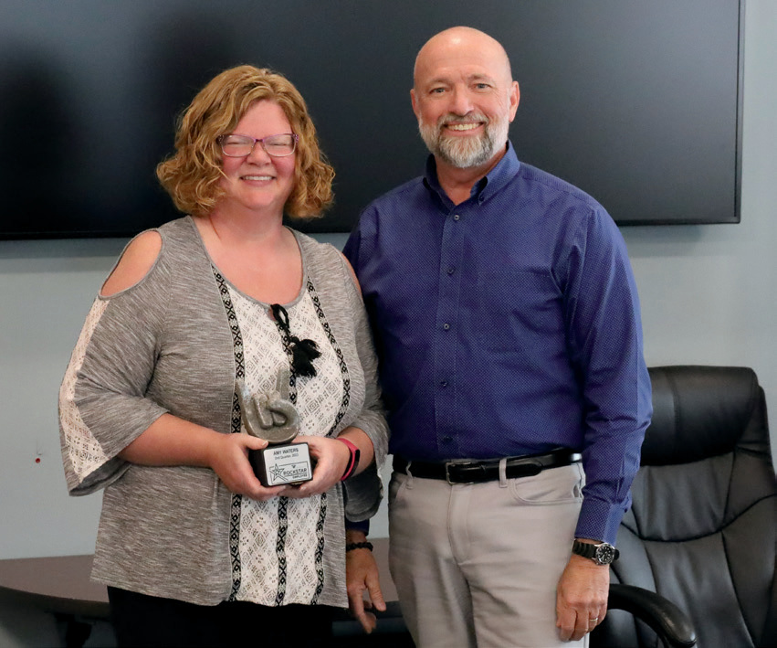 Amy Waters recognized as Rockstar Employee - Indiana Connection