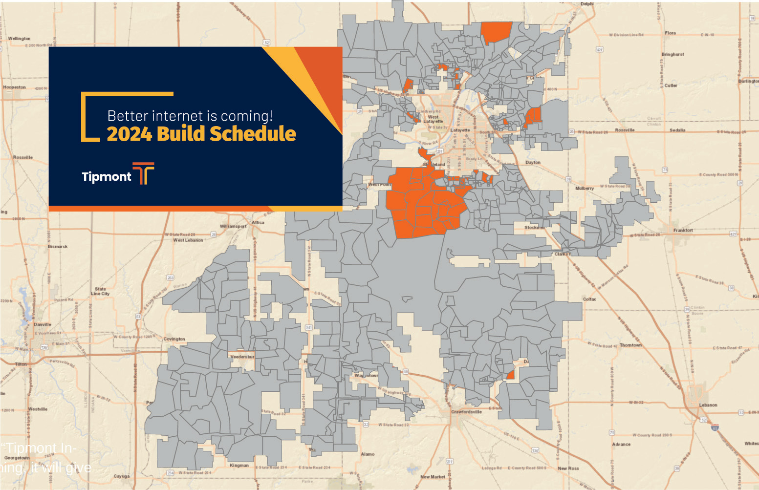 Fiber internet construction updates - Indiana Connection